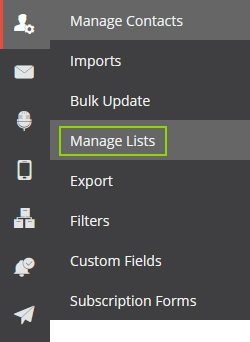 Manage Lists | Knowledge Base