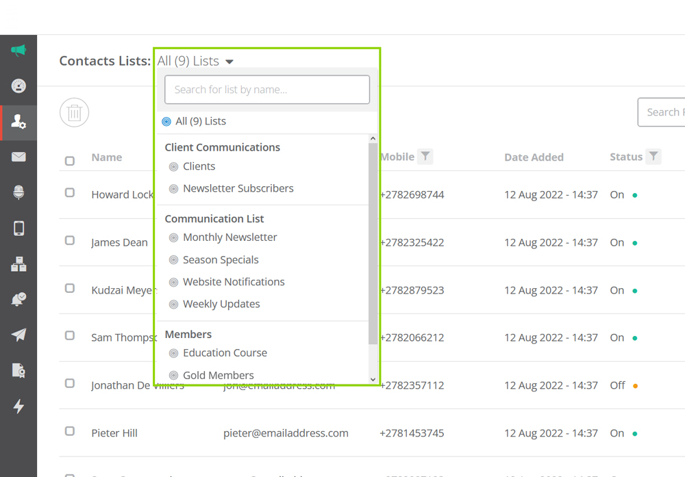 Contact Manager (New) | Knowledge Base